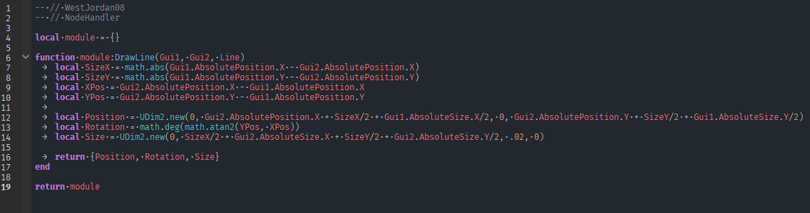 Rotation between 2 GUI objects - Scripting Support - Developer Forum | Roblox
