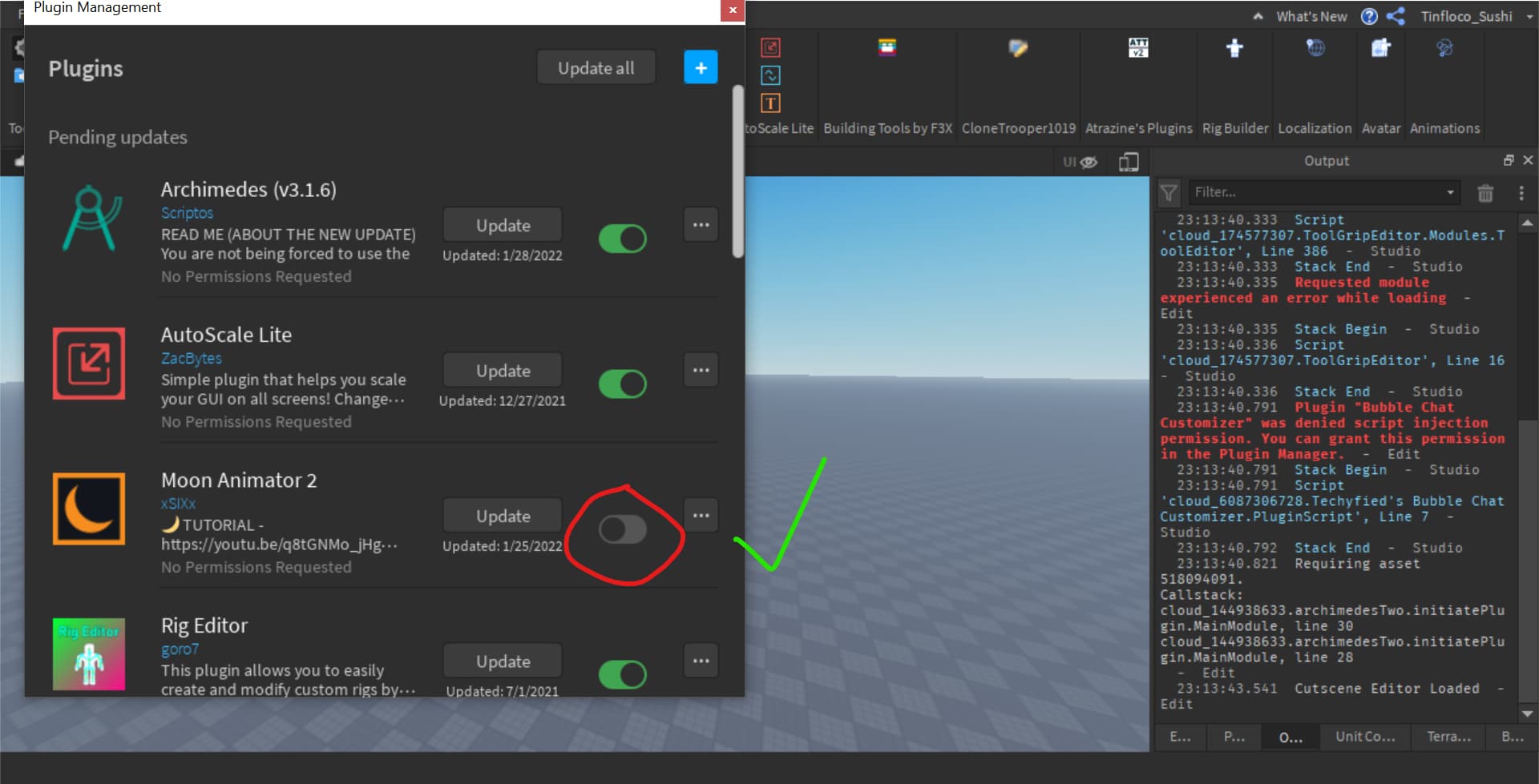 A way to disable default plugins? - Game Design Support - Developer Forum | Roblox