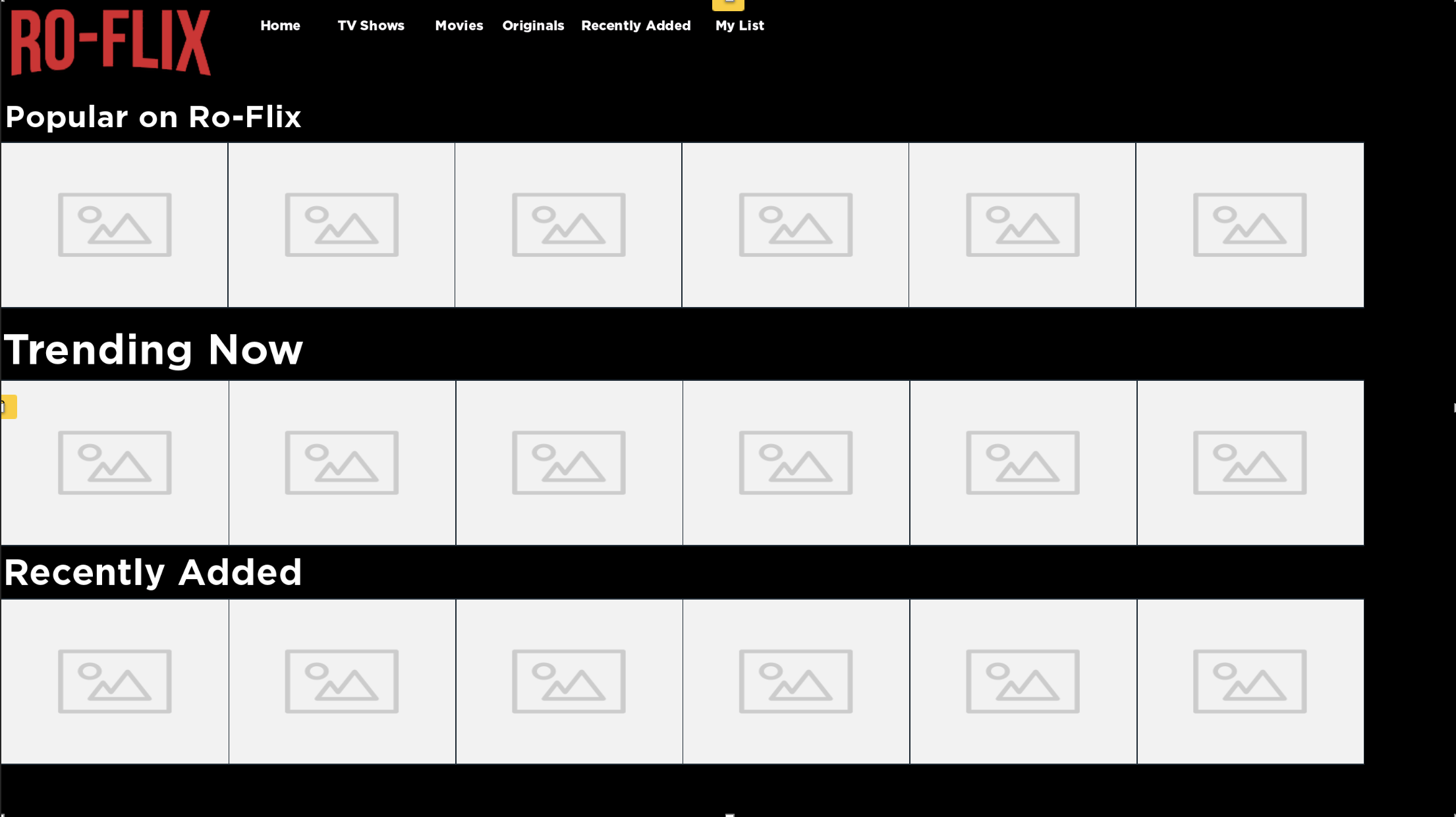 Feedback for my Netflix Parody UI - Creations Feedback - Developer ...