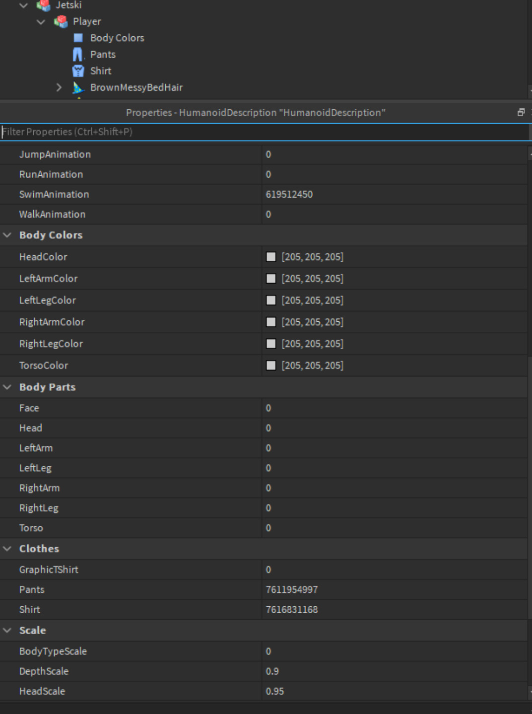 GetHumanoidDescriptionFrom UserId not applying body colors nor clothing - Scripting Support ...