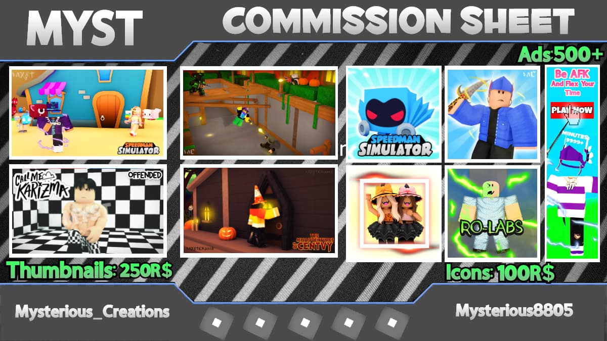 [FOR HIRE ] Cheap GFX Artist | OPEN - Portfolios - Developer Forum | Roblox