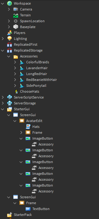 Gui Button Keeps Giving Same Hat If Clicked More Than Once Scripting Support Developer Forum 