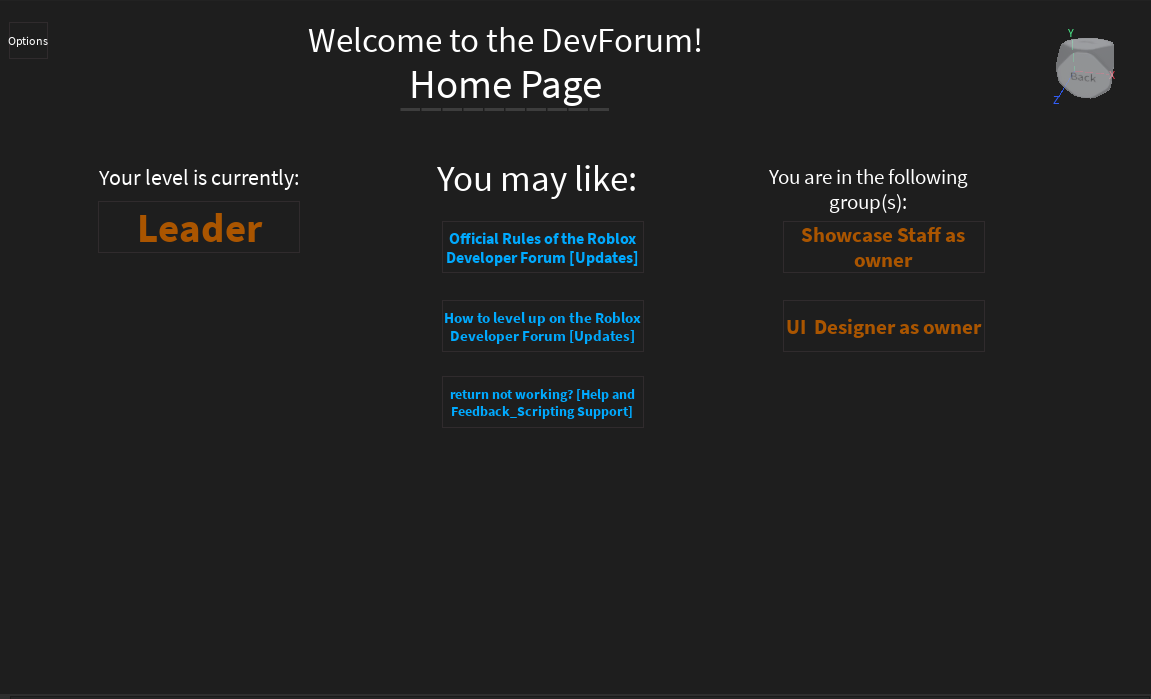 DevForum Home Page Remake - Creations Feedback - Developer Forum | Roblox