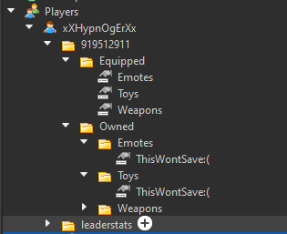 Need help with Making Inventory Save - Scripting Support - Developer Forum | Roblox