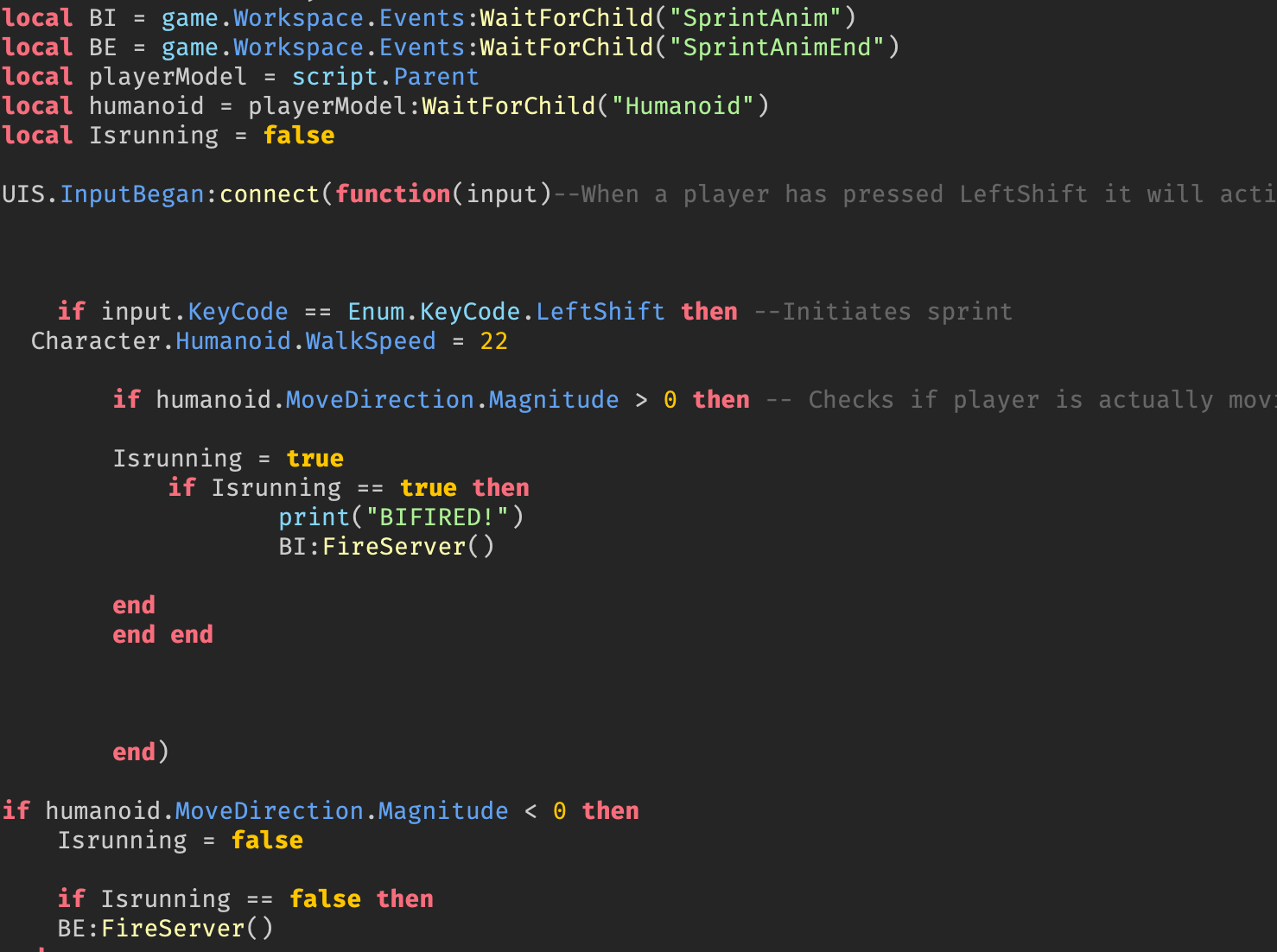 How to change animations mid game with remote events? - Scripting ...
