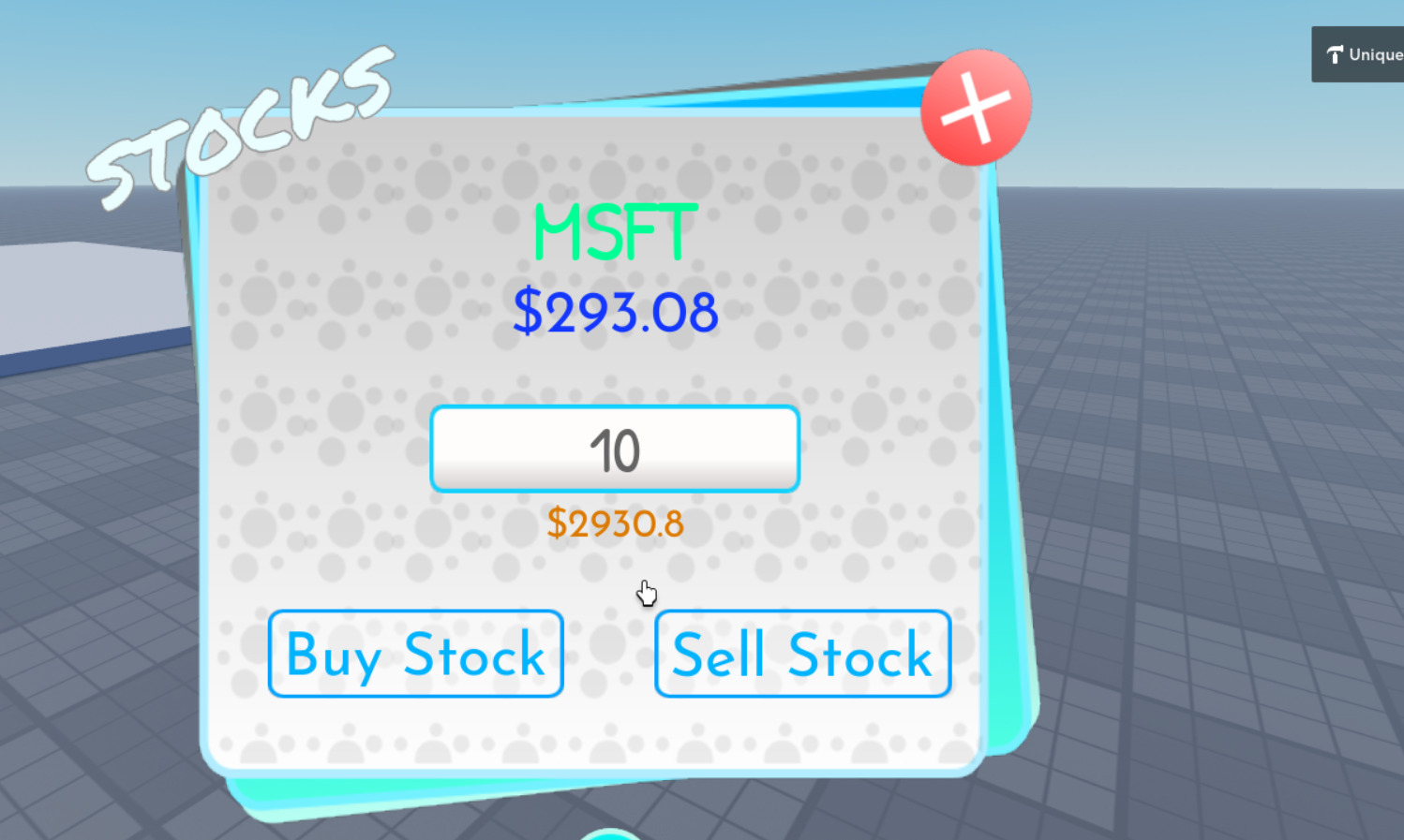 I made a stock trading thingy! - Creations Feedback - Developer Forum ...