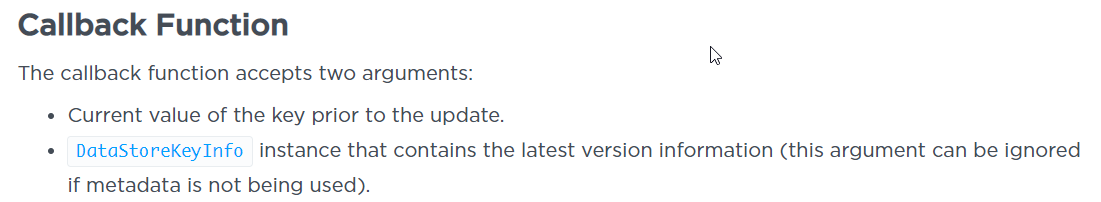 Allow Additional Arguments For The Updateasync Callback Function