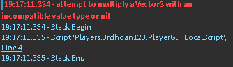 What's wrong with this line of code? - Scripting Support - Developer ...