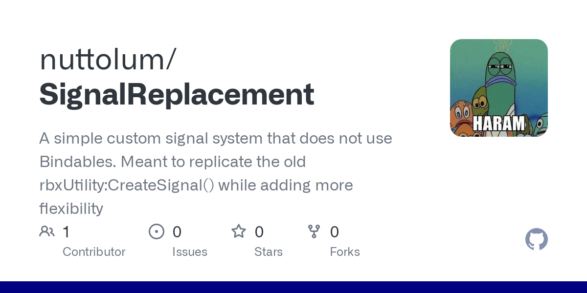 Custom Replacement for RBXScriptSignals - Community Resources ...