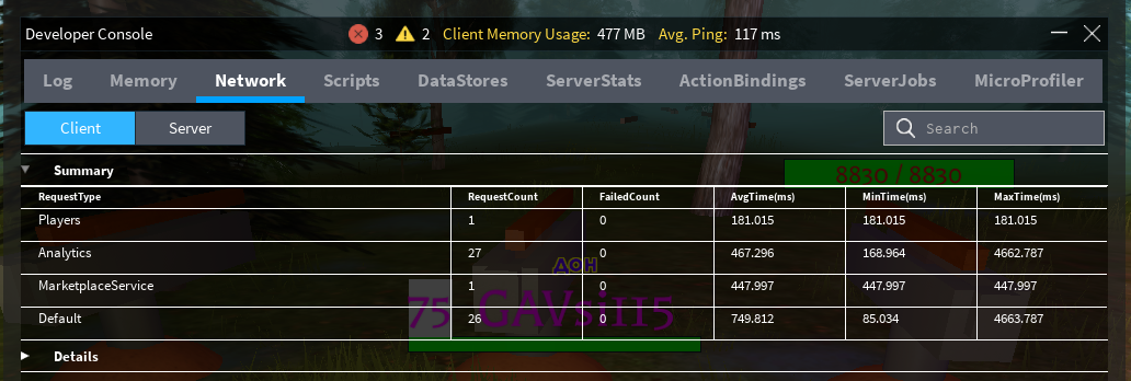 High ping to the server - Scripting Support - Developer Forum | Roblox