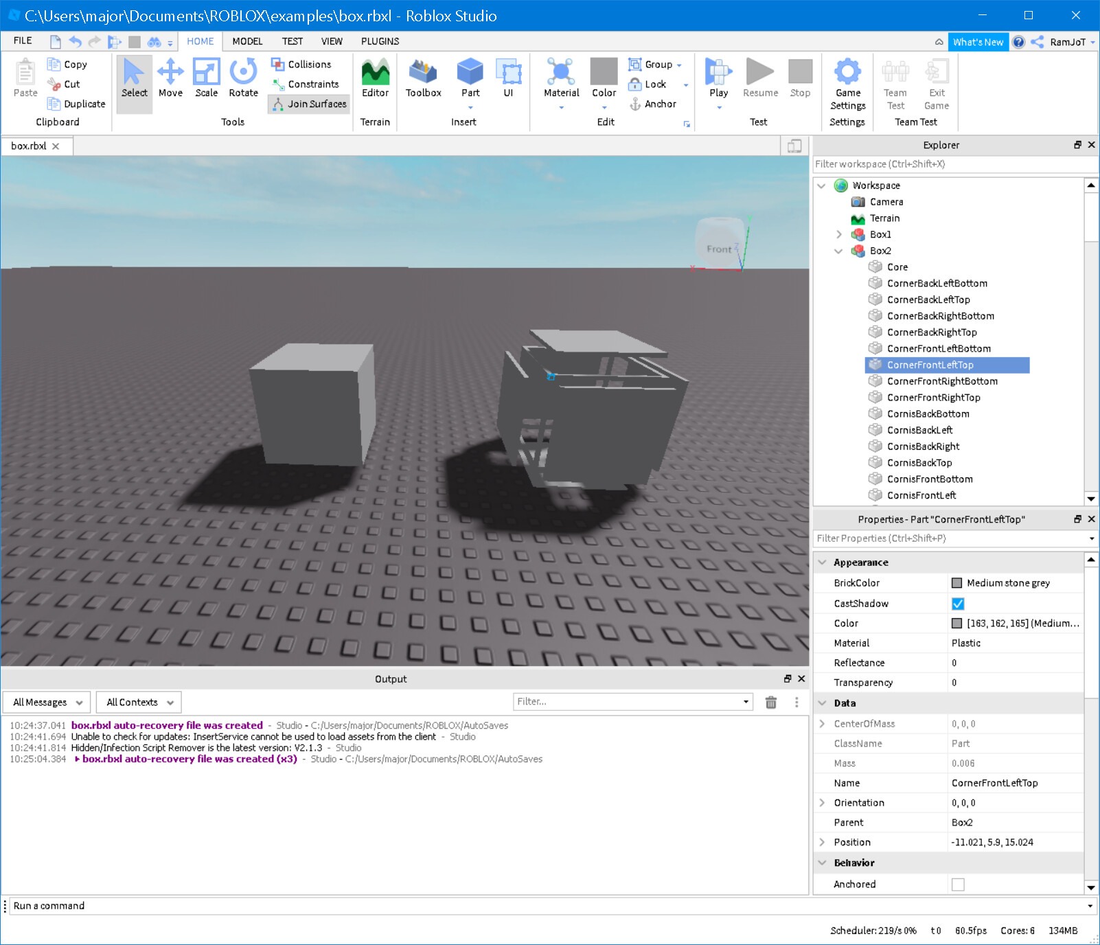 Simple Join Surfaces not working - Building Support - Developer Forum ...