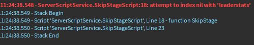 Skip Stage Purchase - Scripting Support - Developer Forum | Roblox