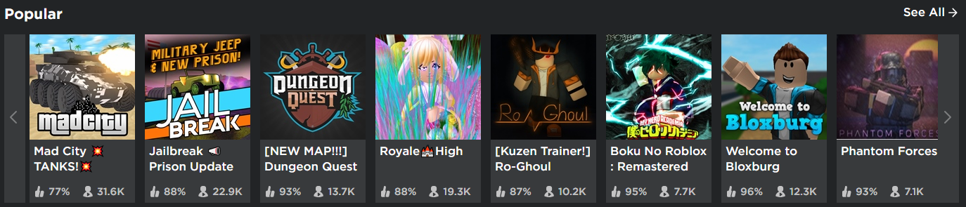 Changes to the Games Sort Order - Announcements - Developer Forum | Roblox