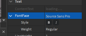 Source Sans Pro Font? - Scripting Support - Developer Forum | Roblox