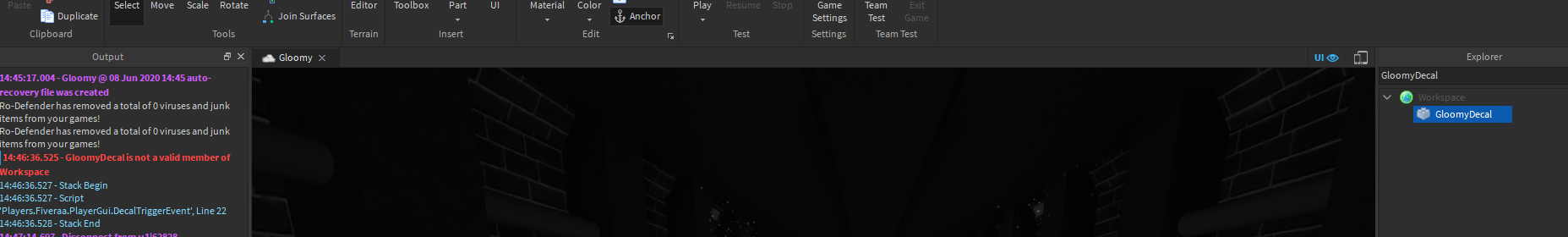 Not A Valid Member Of Error Scripting Support Developer Forum Roblox 