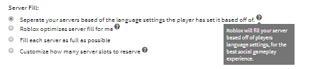 Add a individual language server option in Server Fill in Configure ...