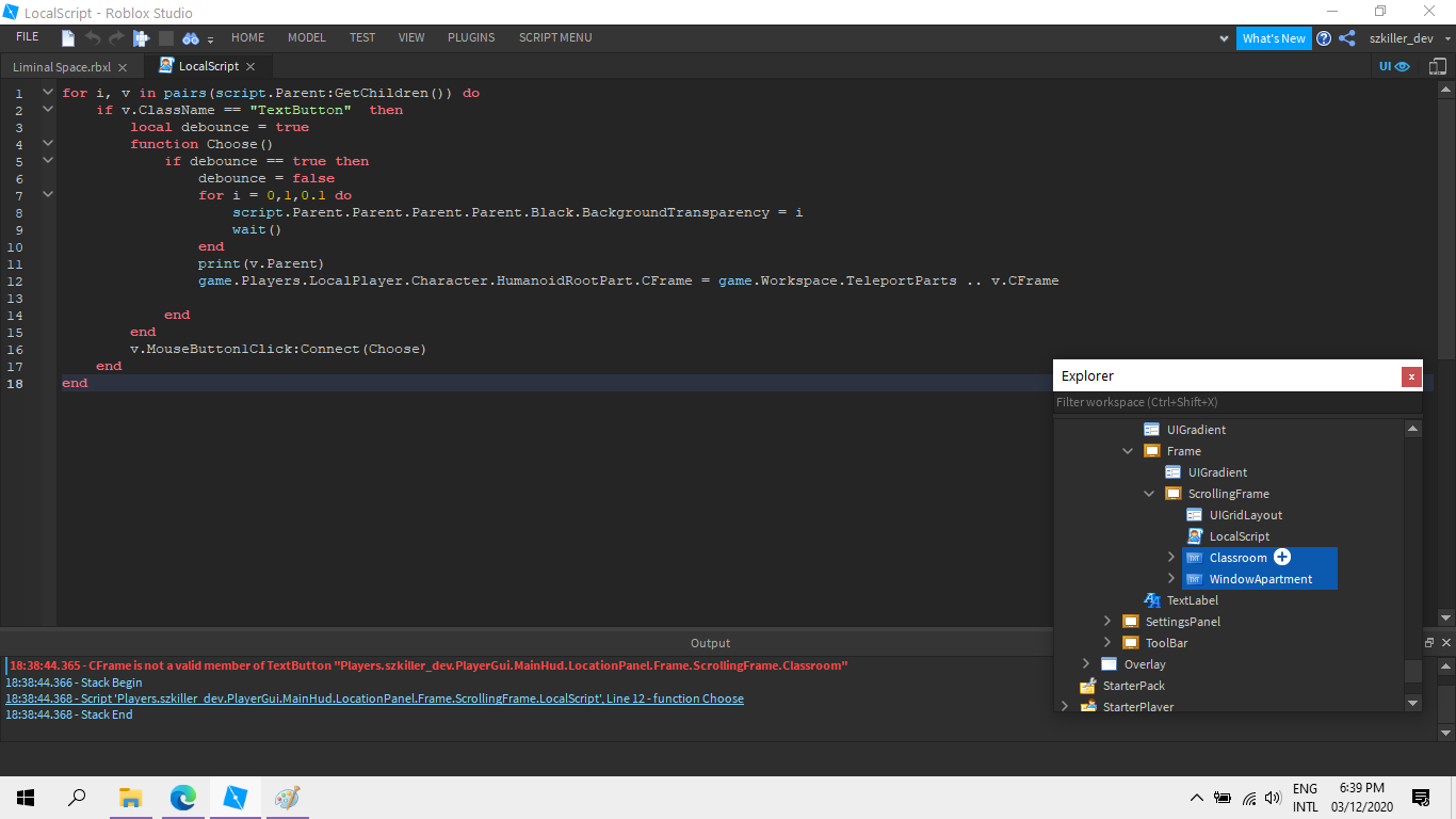 Help with my Automated Teleport System - Scripting Support - Developer ...