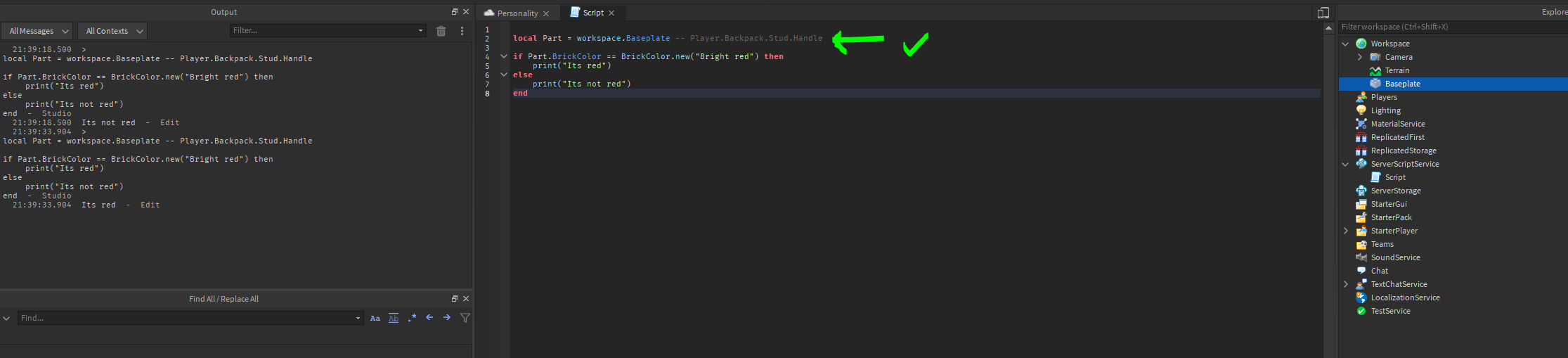Error - BrickColor is not a valid member of Part - Scripting Support - Developer Forum | Roblox