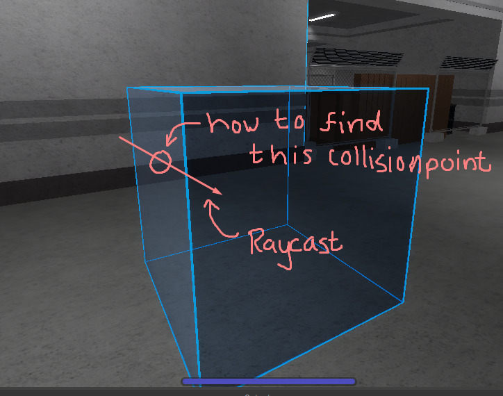 Find Raycast collisionpoint? - Scripting Support - Developer Forum | Roblox