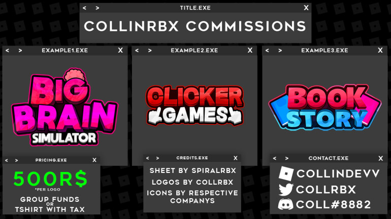 My Commissions sheet | Beginner Logo Designer - Portfolios - Developer ...