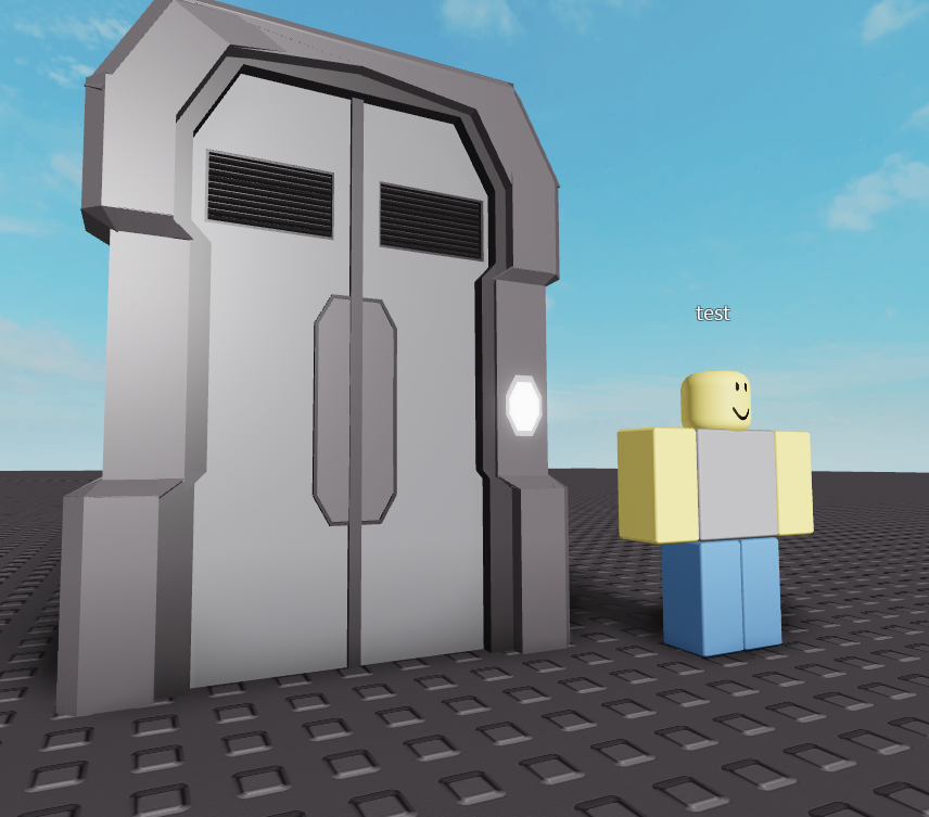 Futuristic lowpoly Cyberpunk door - Creations Feedback - Developer ...