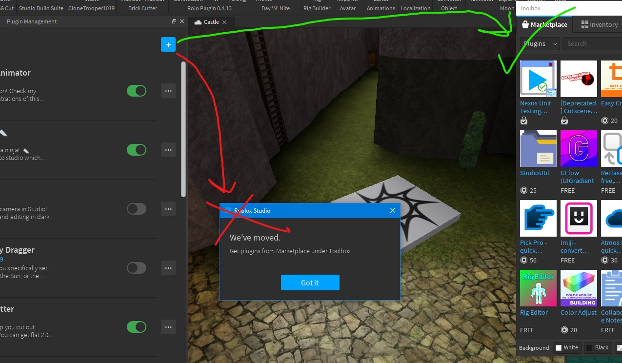 Improve navigation in regards to the the Plugin Manager - Studio ...