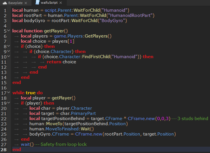 Cframe Angling Issue Using Moveto Scripting Support Developer Forum Roblox