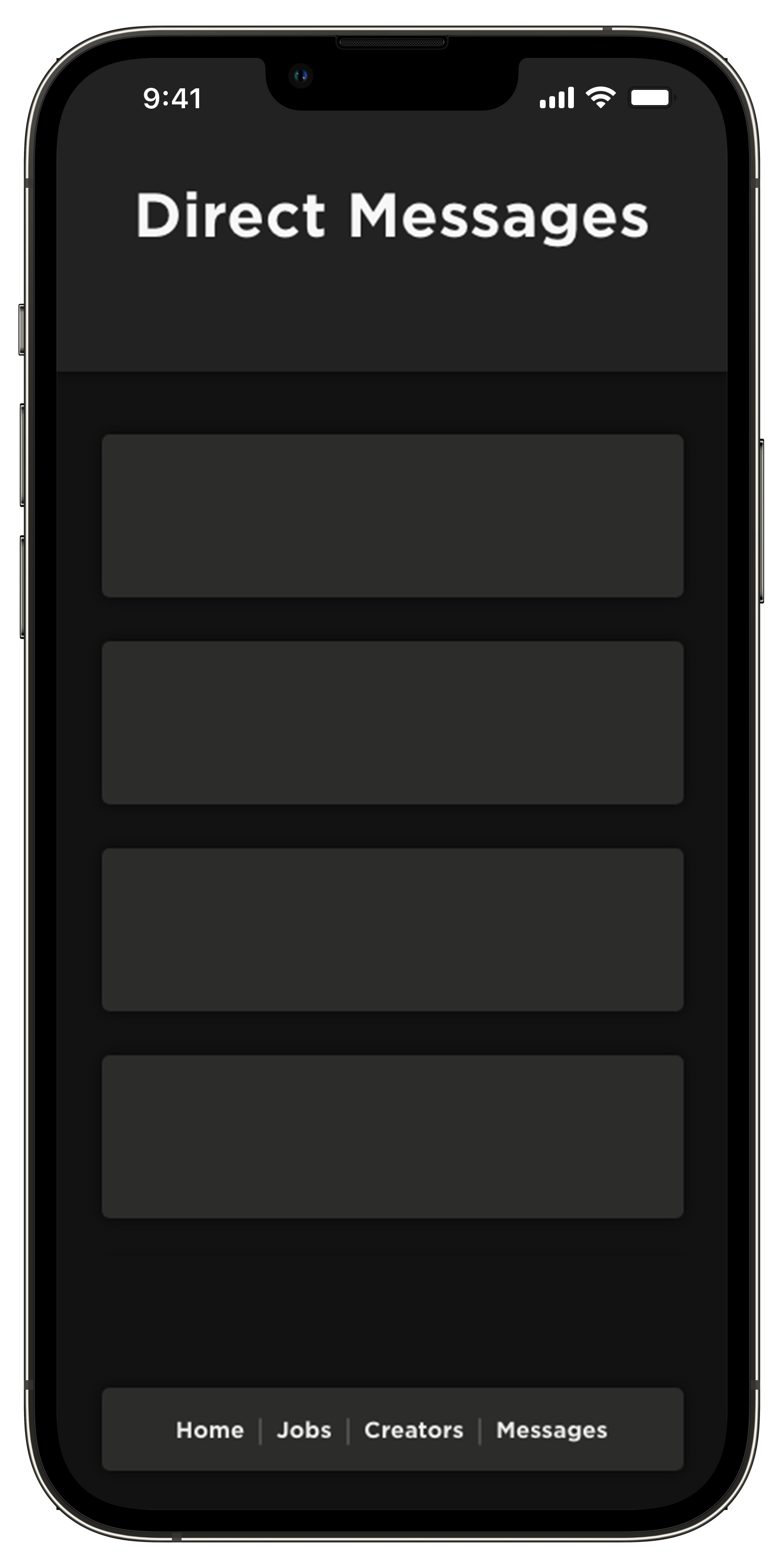 Talent Hub Mobile App Concept - Version 2 - Creations Feedback ...