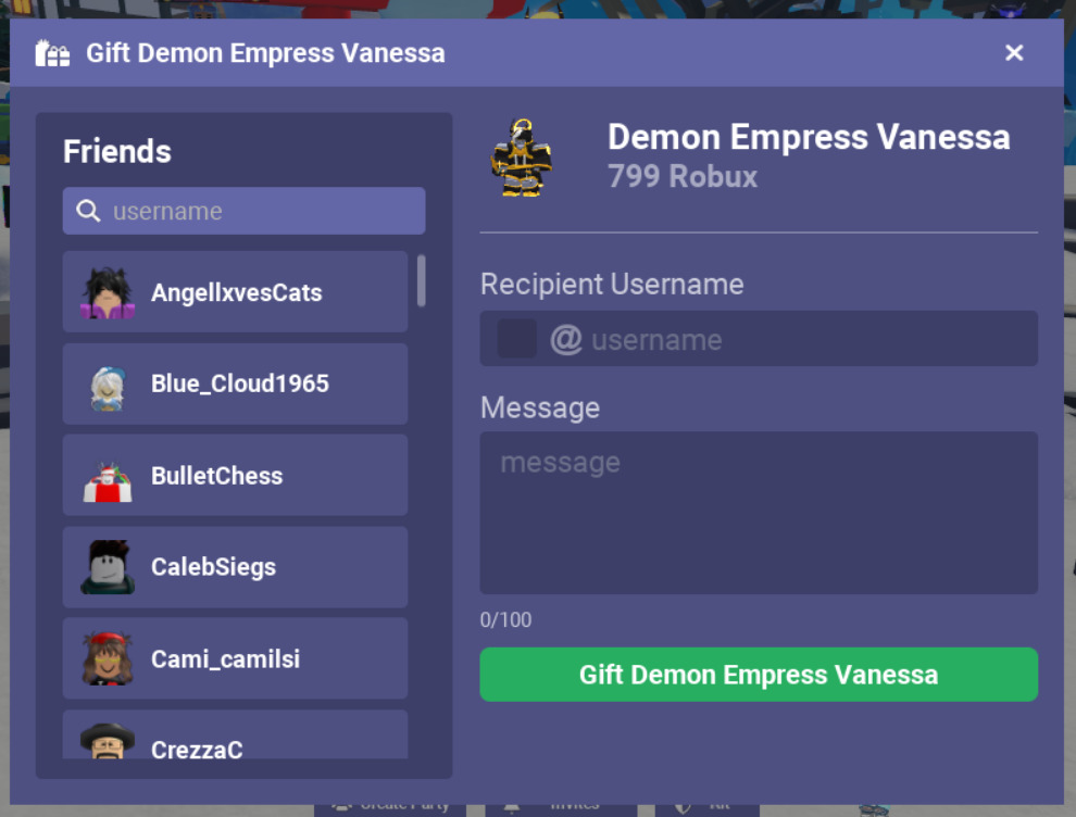 Allow users to gift other users game passes - Website Features ...