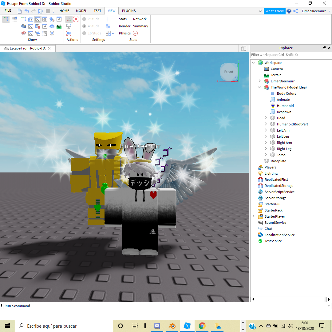 The World Stand (idea of a back accessory) - Creations Feedback ...