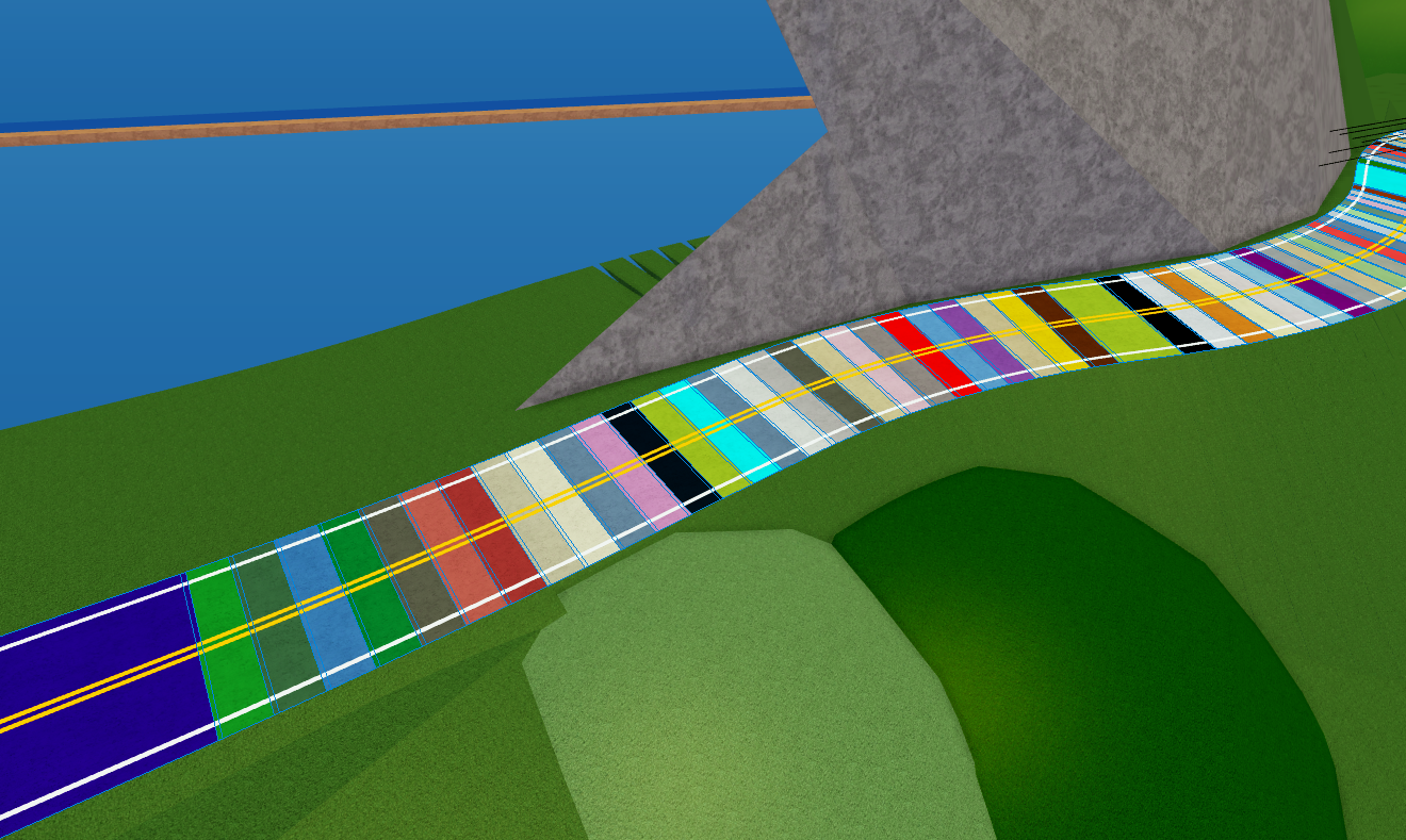 Custom terrain / roadway gripes: Add Enum.CollisionFidelity.Exact and raise the part size limit ...
