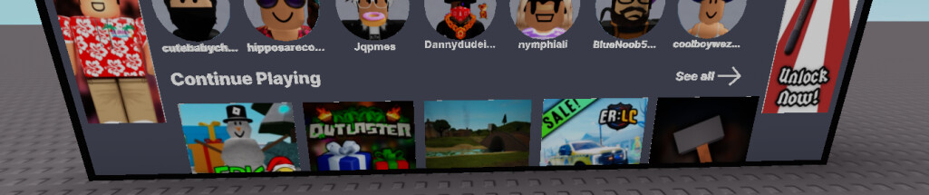 Roblox Website: Home screen (Part 1) - Creations Feedback - Developer ...