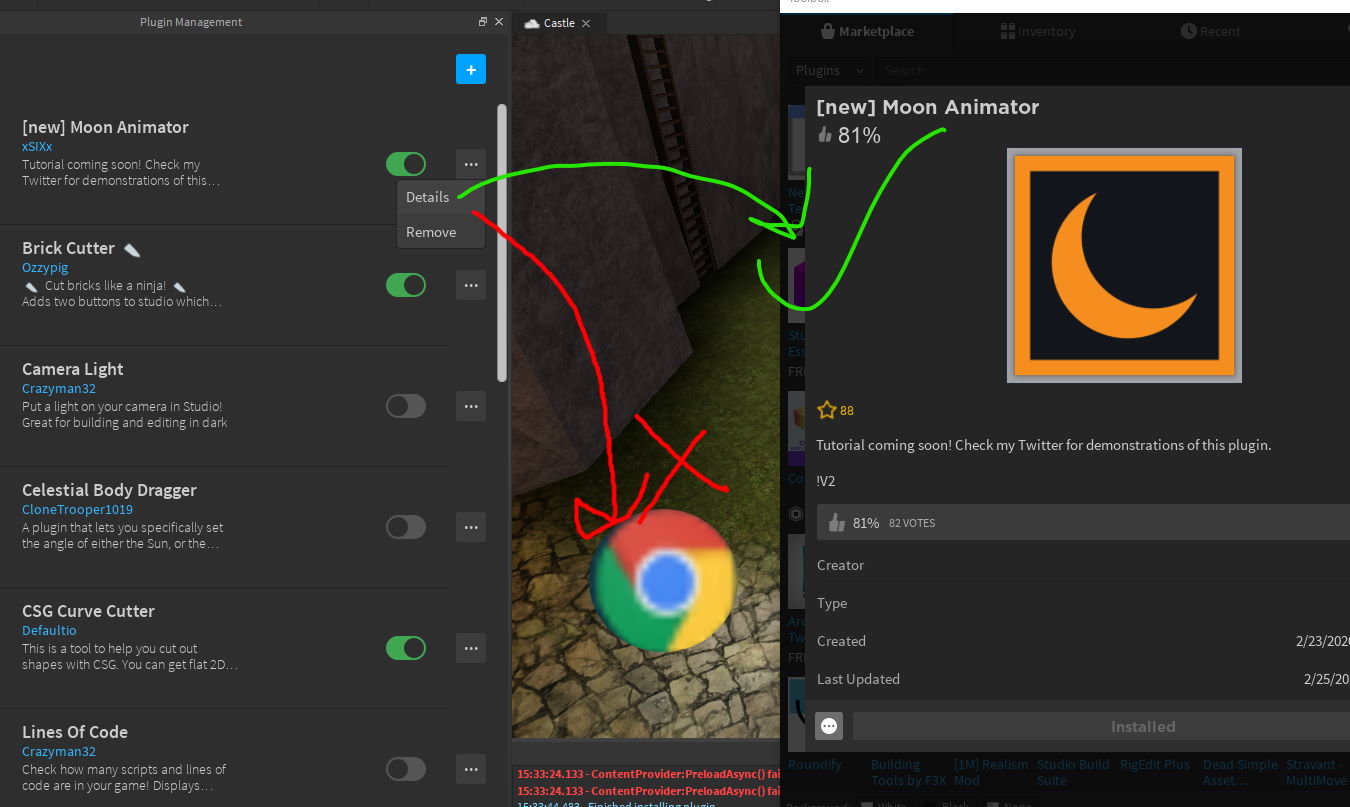 Improve navigation in regards to the the Plugin Manager - Studio ...