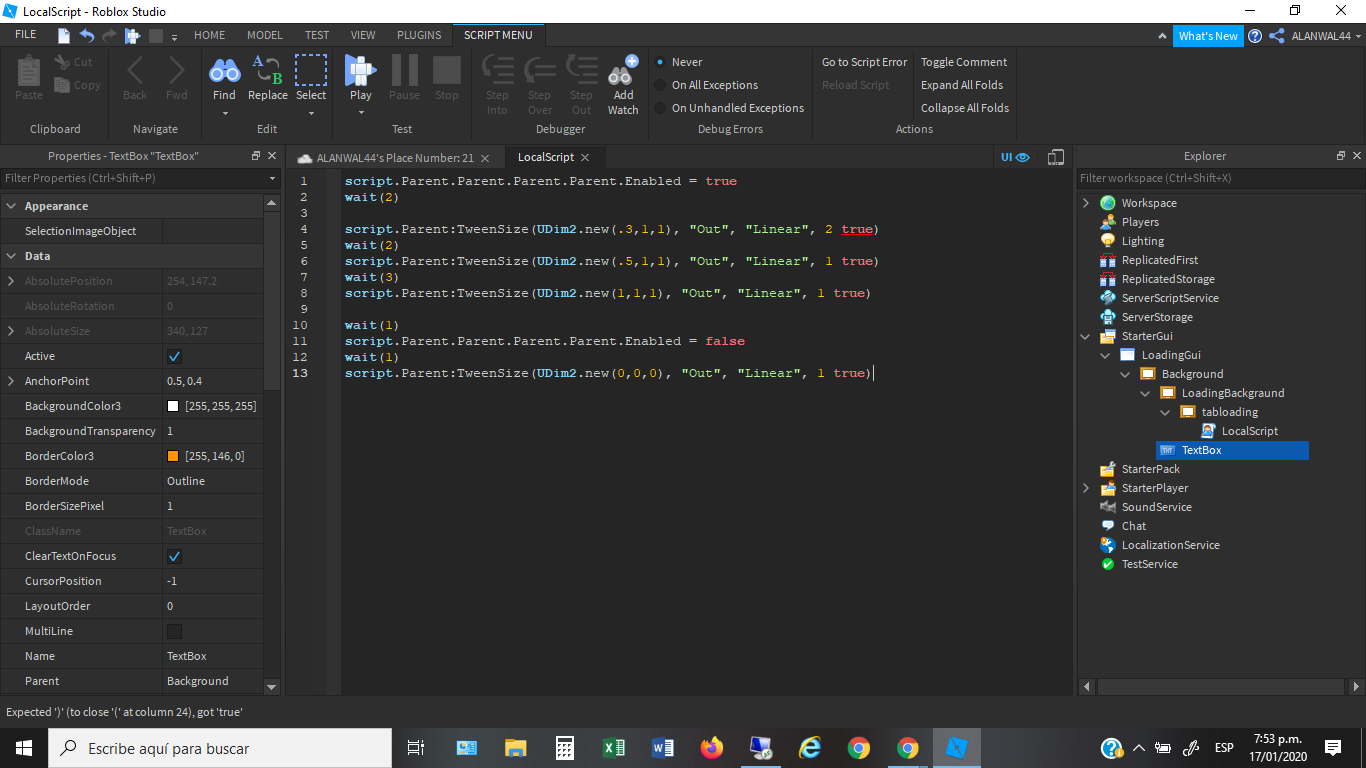 Loading screen not working properly - Scripting Support - Developer Forum | Roblox