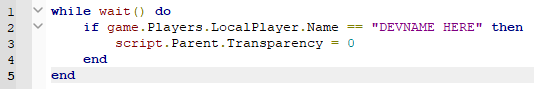 Dev hat only script not working - Scripting Support - Developer Forum ...