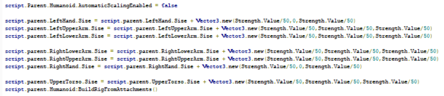 A little help on resizing Humanoids - Scripting Support - Developer ...