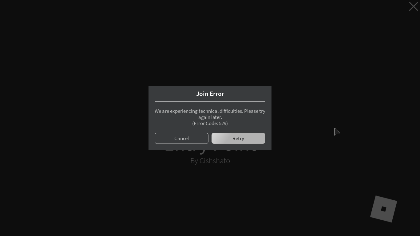 Technical Difficulties Error 529 Bug Reports Developer Forum Roblox