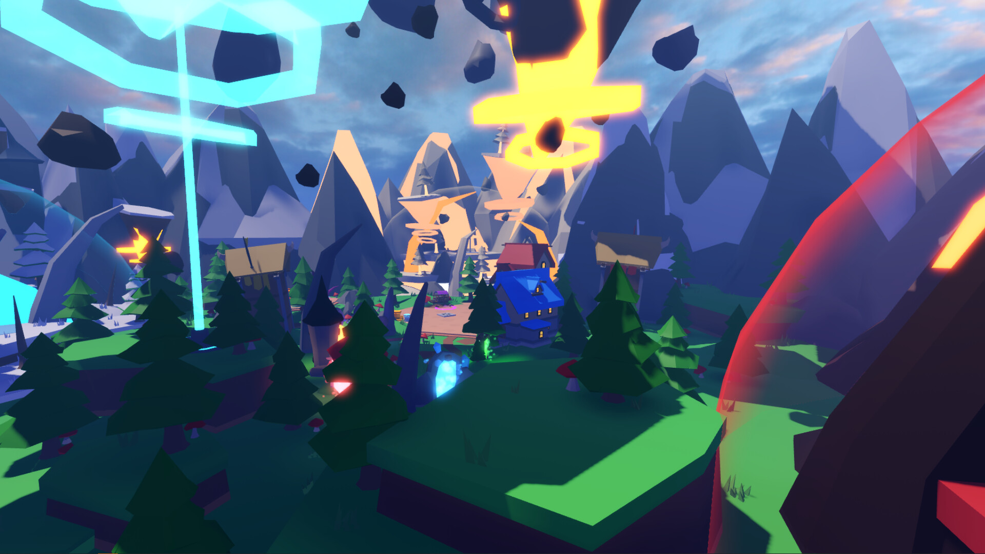 Low poly simulator/clicker map for my upcoming game - Creations ...