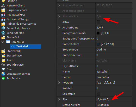 Rich text on TextLabel with TextScaled enabled is visible when label is size 0 - Engine Bugs ...