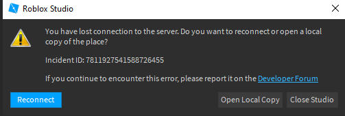 Team Create server crashes when pasting massive model - Studio Bugs ...
