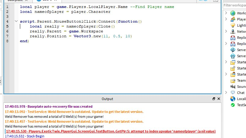 Can you tell me whats wrong with line 6? - Scripting Support ...