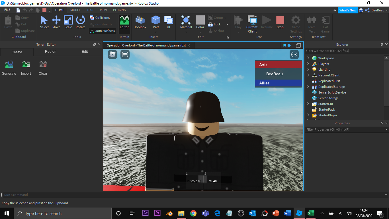 Backwards WW2 German Helmet - Game Design Support - Developer Forum ...