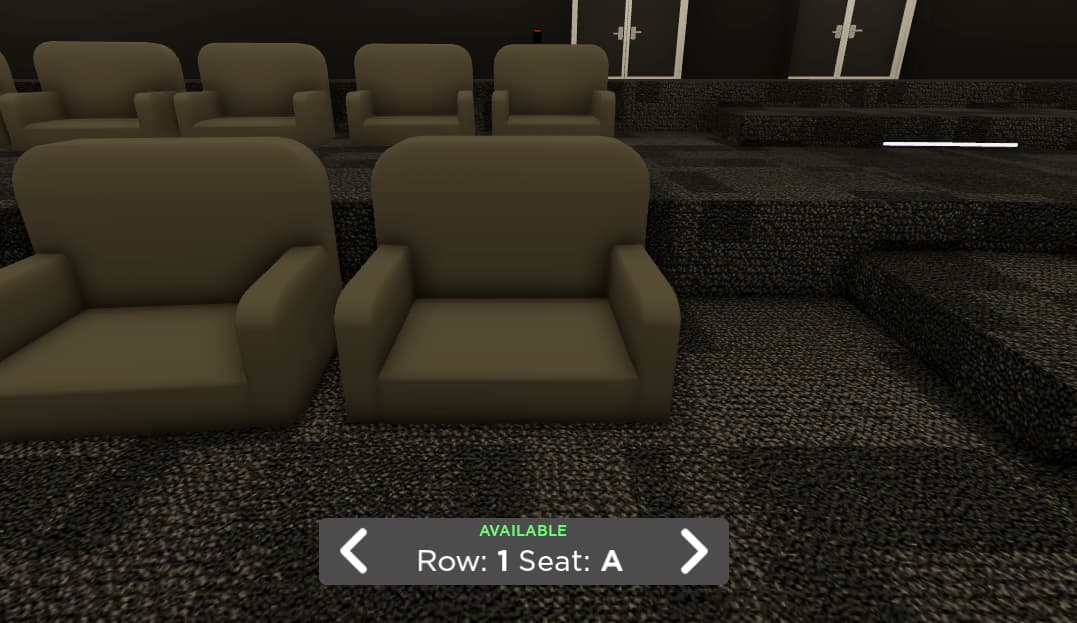 How would I go about tweening the camera in front of every seat ...