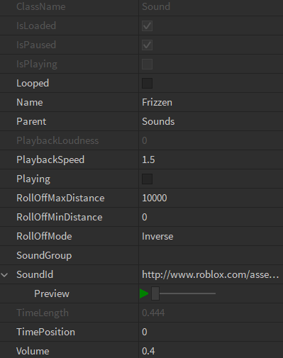 Sound .Playing value is true but nothing is heard - Scripting Support ...