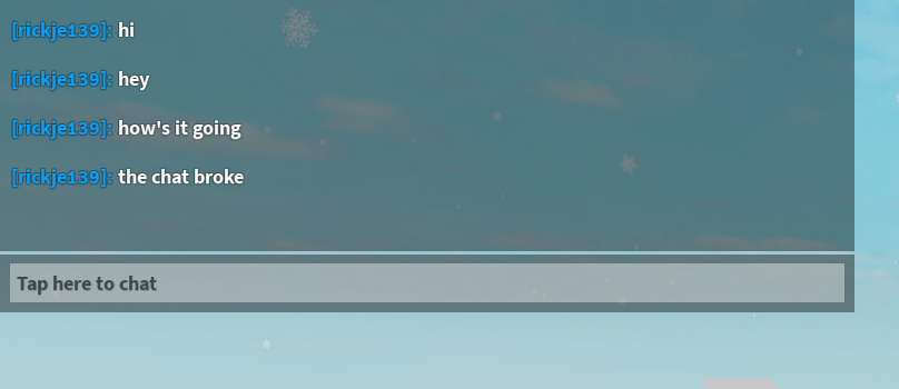 Ingame chat broke and is showing massive whitespaces between each ...