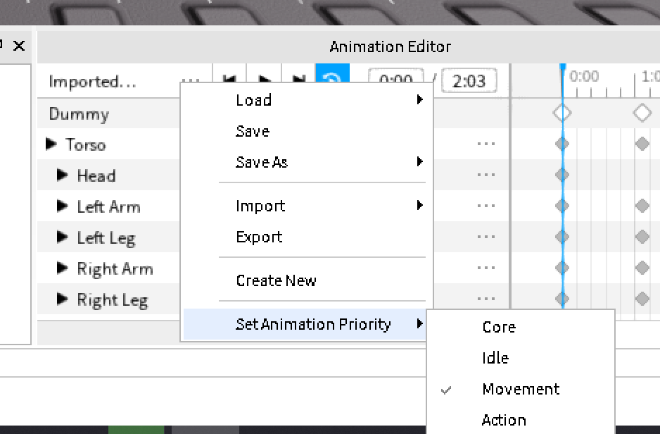 Creating Idle Anim Within Tool Scripting Support Developer Forum