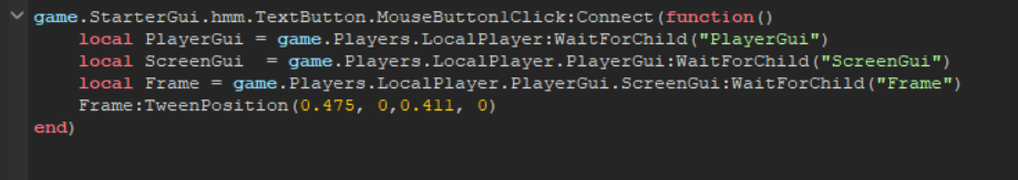 Tweenposition Doesnt Work On Frames Fixed Scripting Support Developer Forum Roblox 