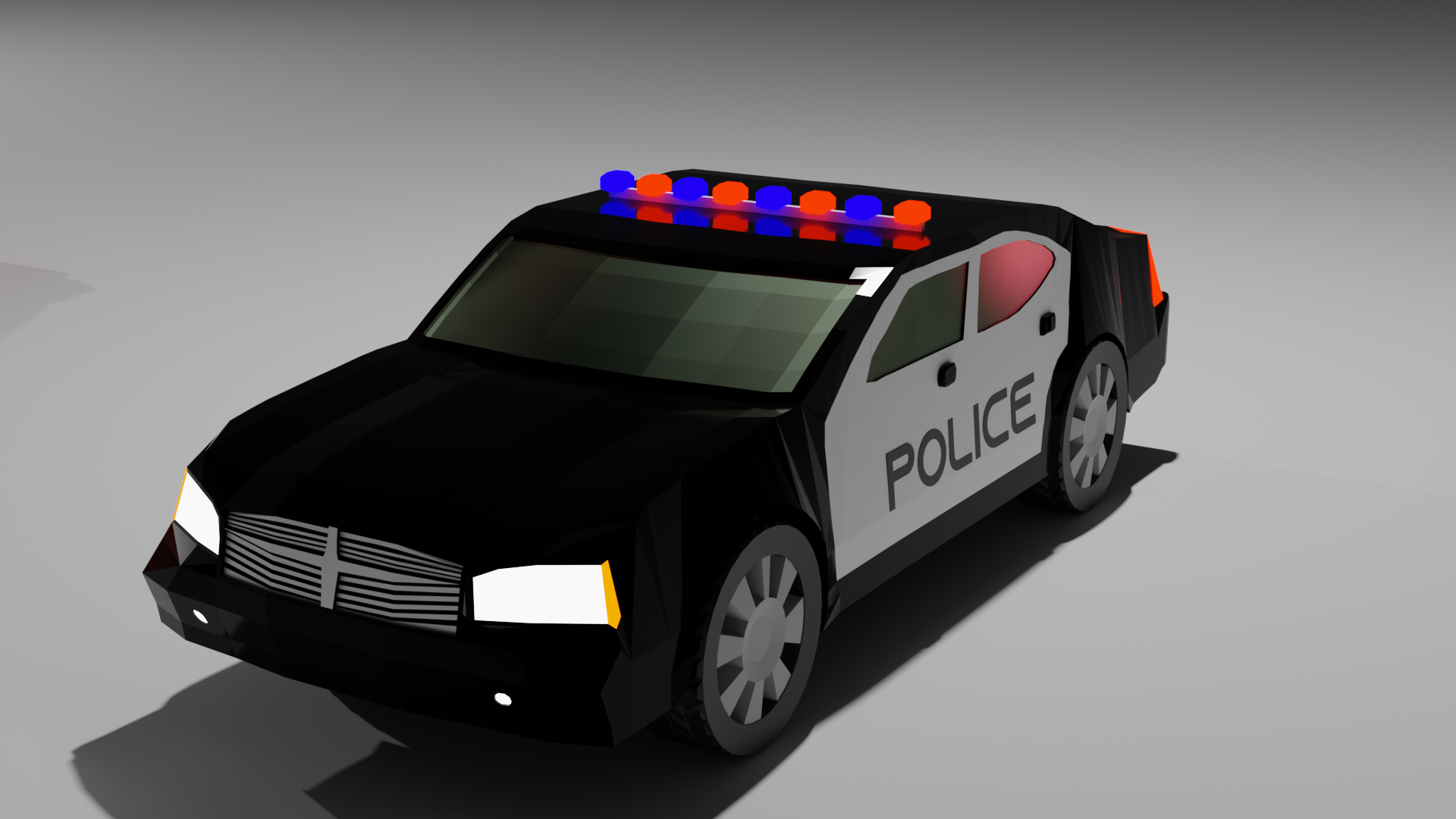 Feed back on my Dodge Charger 2007 low poly (Police - FBI - Racing ...