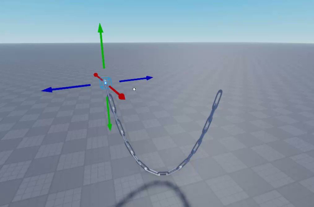 Custom Chain Physics Scripting Support Developer Forum Roblox