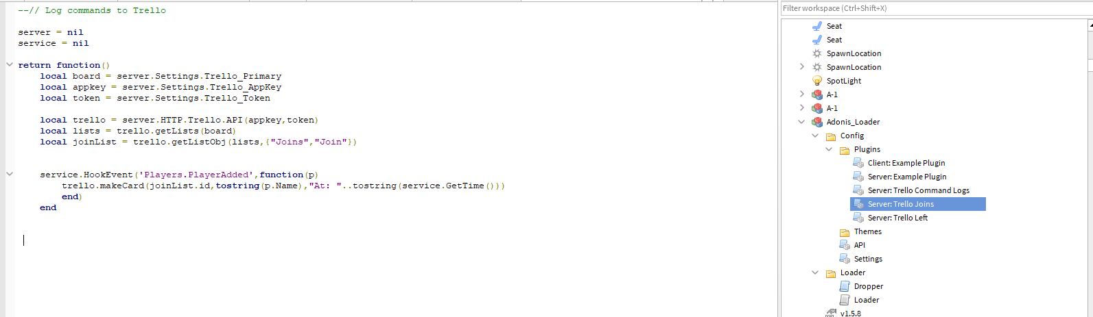 Recording Players.PlayerAdded to Trello Error - Scripting Support - Developer Forum | Roblox